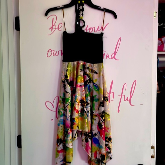 Tops | Multi Color Tink Bell Halter Dress Or Top Size Os Fits S2x ...
